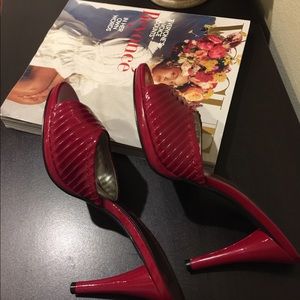 Style & Co. | Shoes | Red Patent Leather Mule | Poshmark